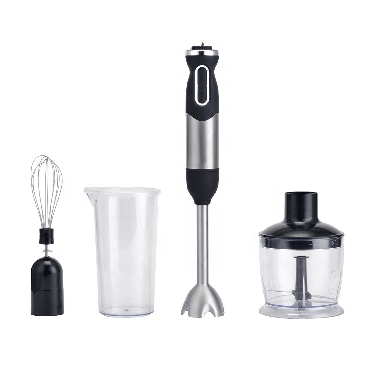Hotel Handheld Blender 600W DC Motor 4 In 1 Multifunction Hand Blender Set